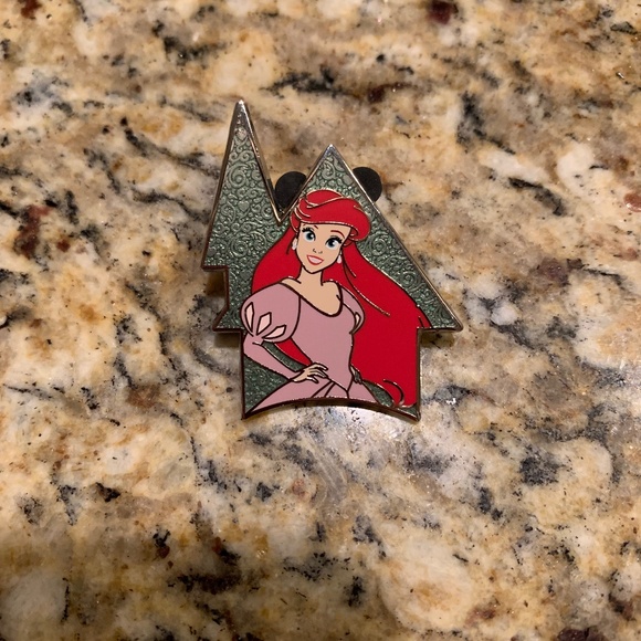 Disney | Jewelry | Disney Princess The Little Mermaid Ariel Castle Pin ...